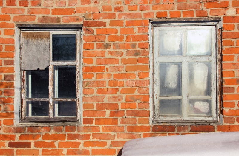 Two windows. stock image. Image of shead, court, windows - 29488833