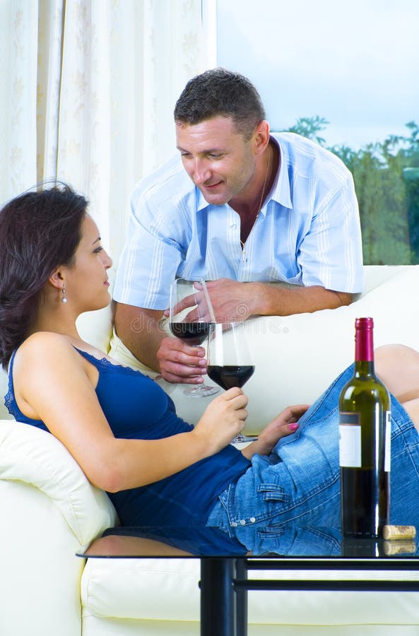 Two and wine stock photo. Image of celebrate, relationship - 7639976