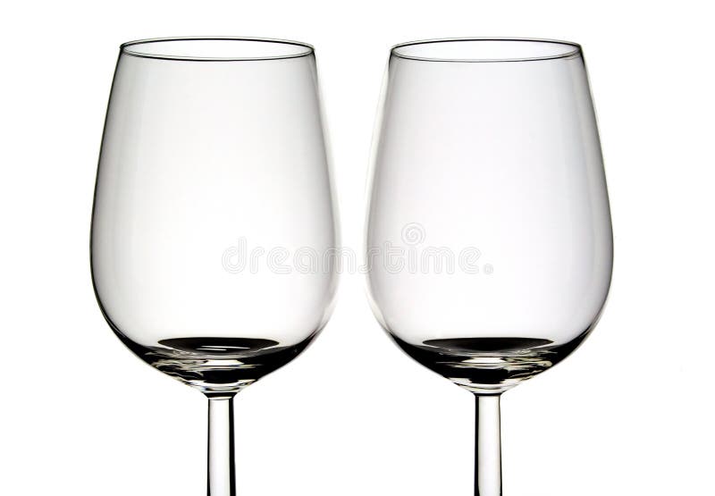 Two wine glasses stock image. Image of close, glasses - 2080439