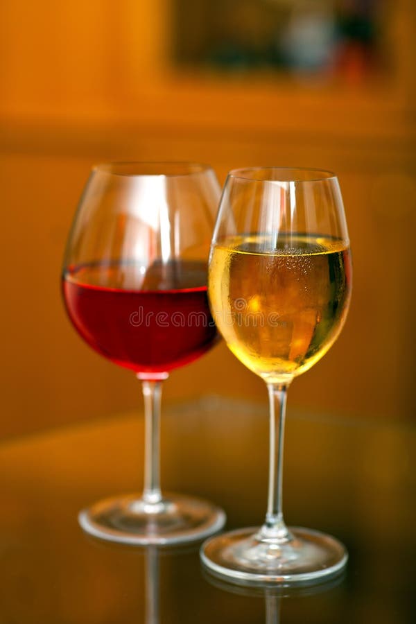 Two wine glasses stock image. Image of focus, color, party - 21001239
