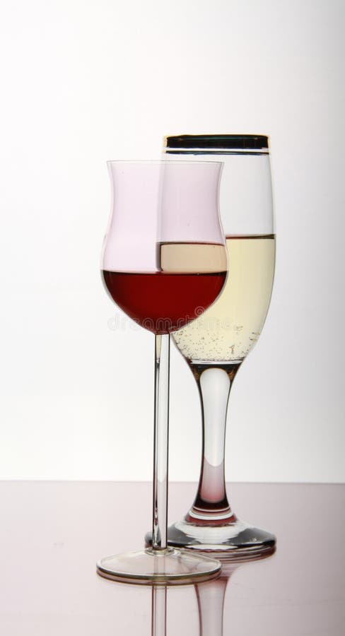 Two wine goblets stock photo. Image of colour, triumph - 11913628