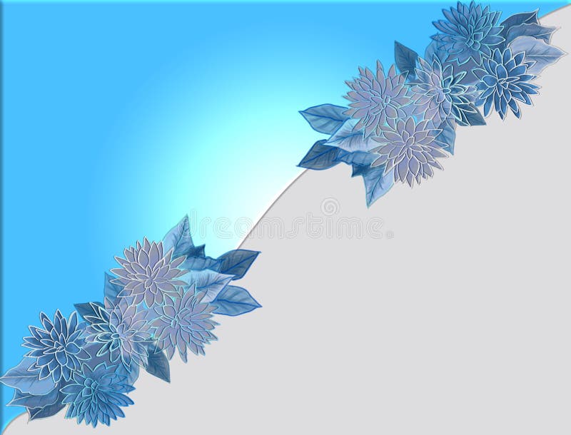 Two Winter Bouquets on a Gray-blue Backlit Background Stock ...