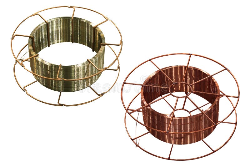 Two wire spool stock photo. Image of copper, reel, tool - 72828966
