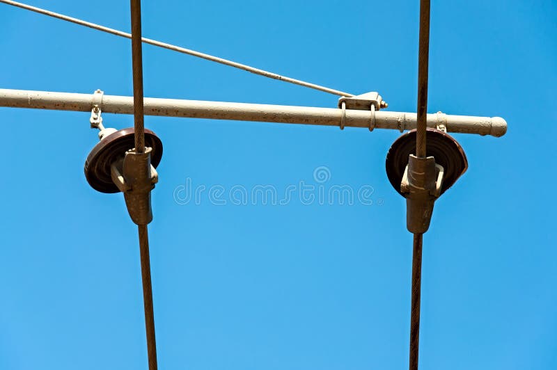 Two Wires stock image. Image of equipment, current, industry - 31964431