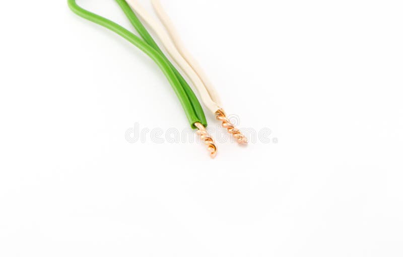 Connect the two wires stock image. Image of isolated, electric - 8760881