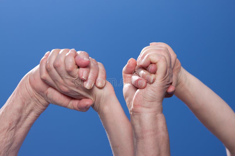 Two woman hands are strong stock image. Image of okay - 31585493