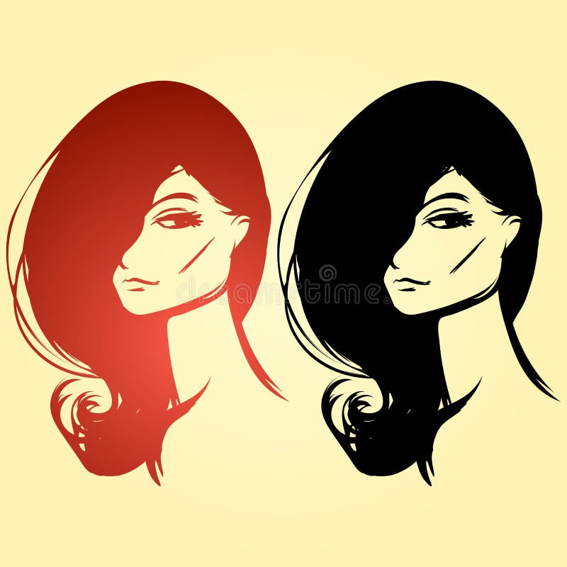 Woman Two Faces Stock Illustrations – 1,015 Woman Two Faces Stock ...