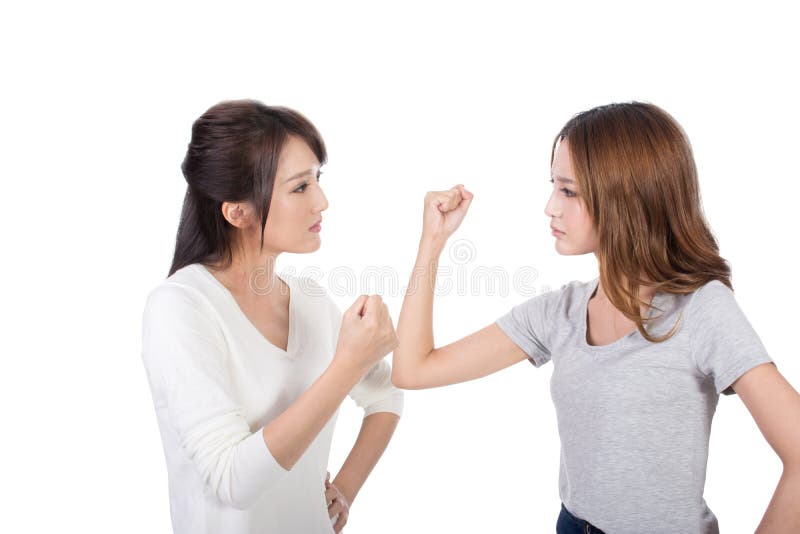 Two women arguing stock photo. Image of girl, loudly - 63586242