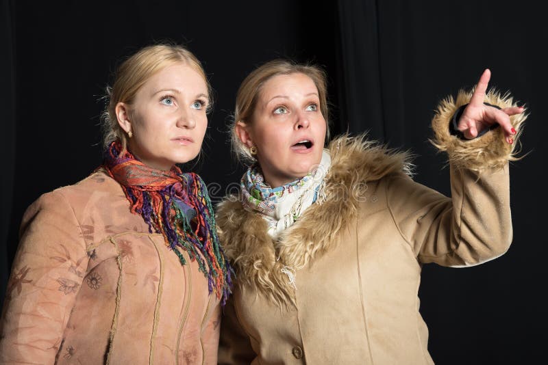 Two women. stock image. Image of friend, person, pretty - 68531187