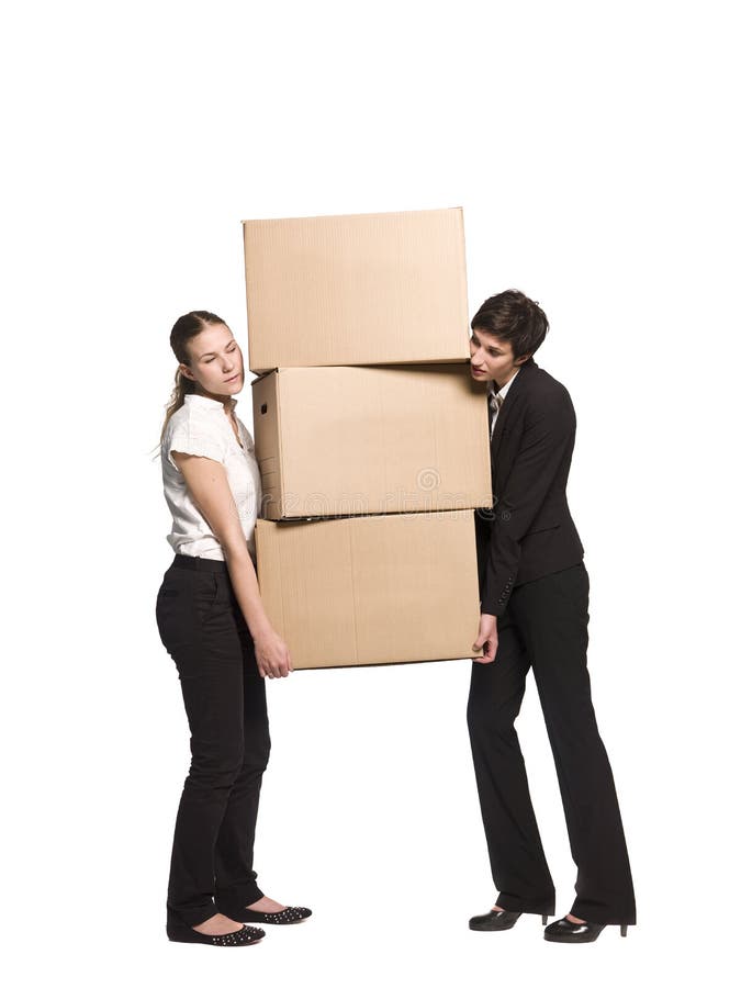 Too Many Boxes stock image. Image of weight, heavy, carton - 27313331