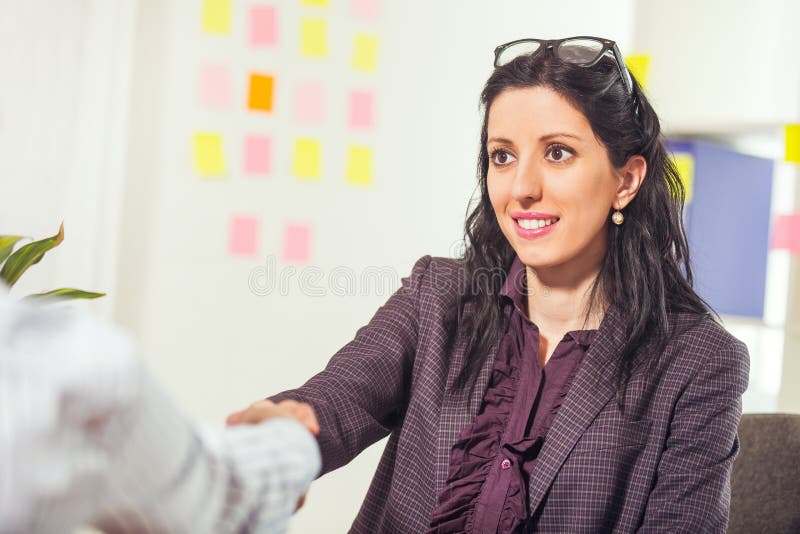 Two Women Chat To Each Other in the Office. Stock Photo - Image of ...
