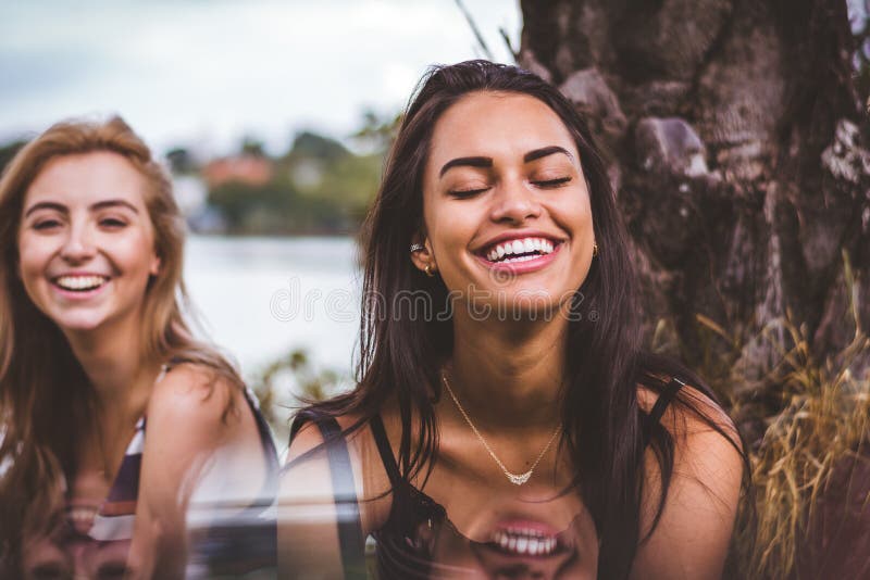 Two Women Smiling Picture. Image: 117917480