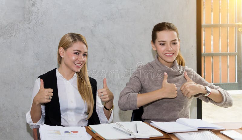 Two Women are Studying and Teaching Stock Image - Image of college ...