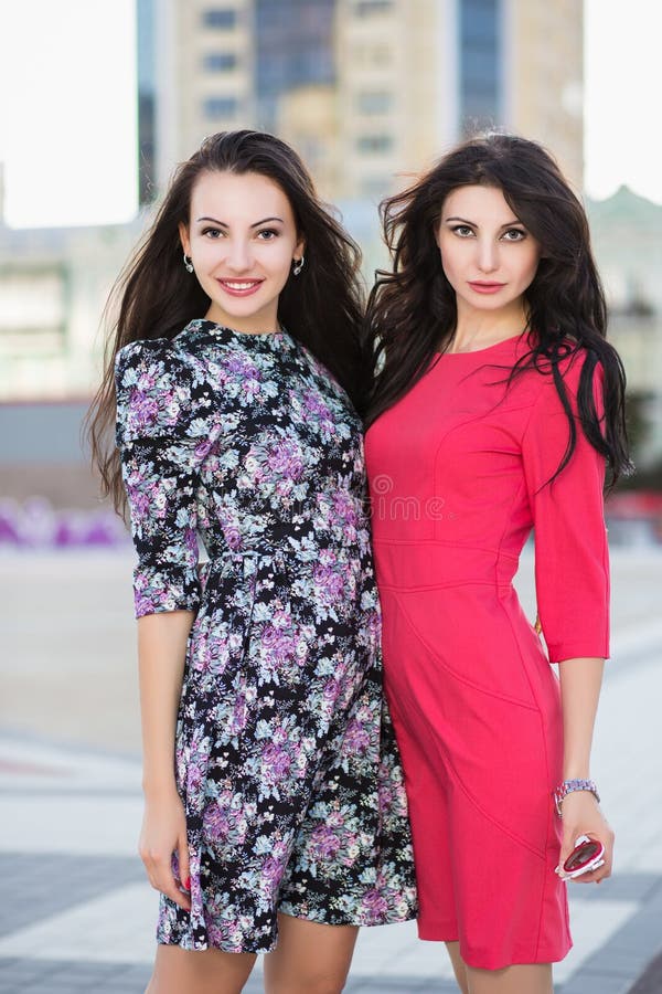 Two women stock photo. Image of girl, charming, caucasian - 131907586