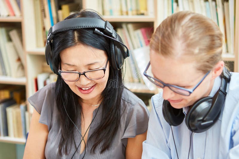 Two Women Work Together As a Freelancer Team Stock Photo - Image of ...