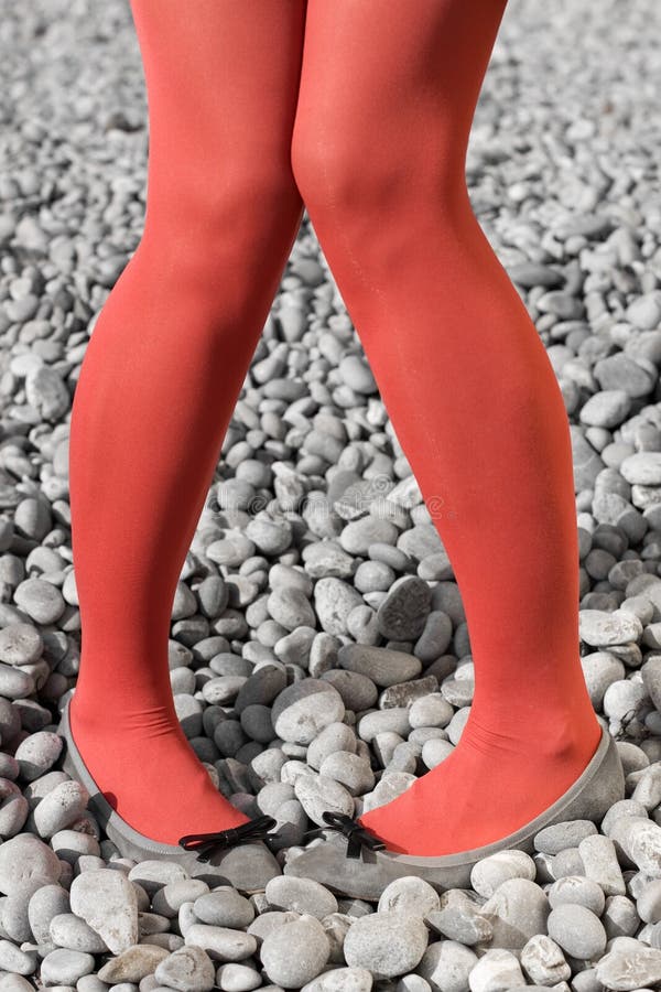 Two womens legs stock image. Image of modern, ankle, contrast - 7502485