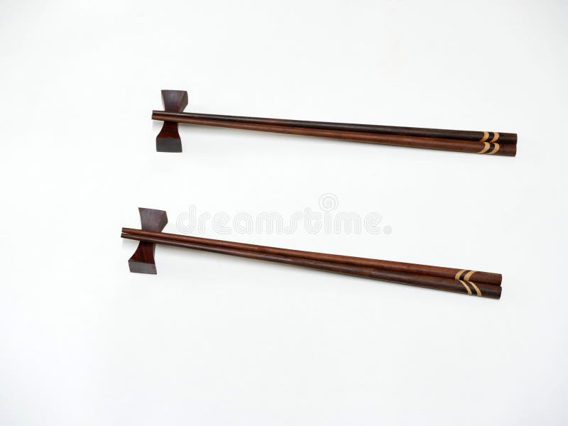 Two Wooden Chopsticks on Bar. Stock Photo - Image of asian, japanese ...