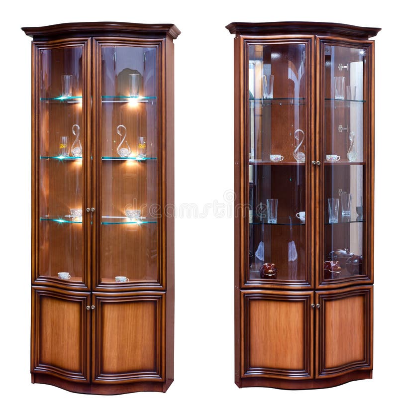 Two Wooden Old Stile Bureau. Stock Image - Image of furniture, design ...