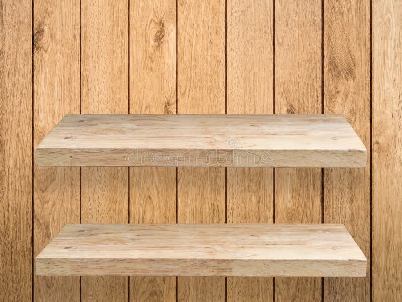 Two wooden shelves stock photo. Image of lumber, wood - 83122590