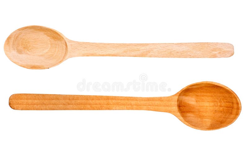 Two wooden spoons stock photo. Image of kasik, stirrer - 26490334