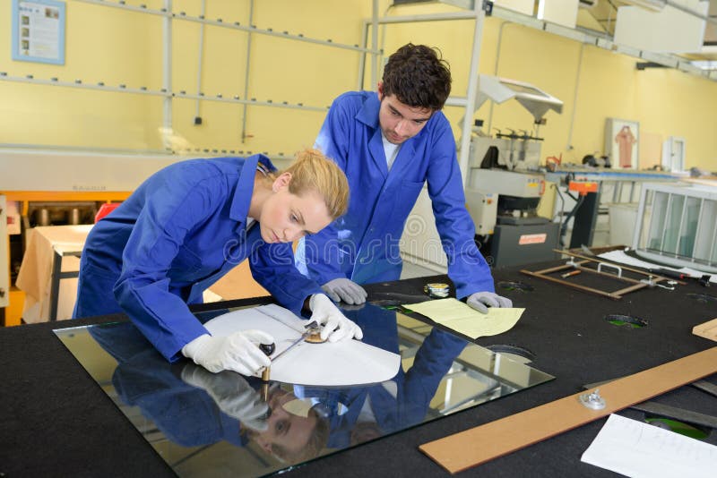 Fixing Glass on the Facade Close-up Stock Photo - Image of building ...