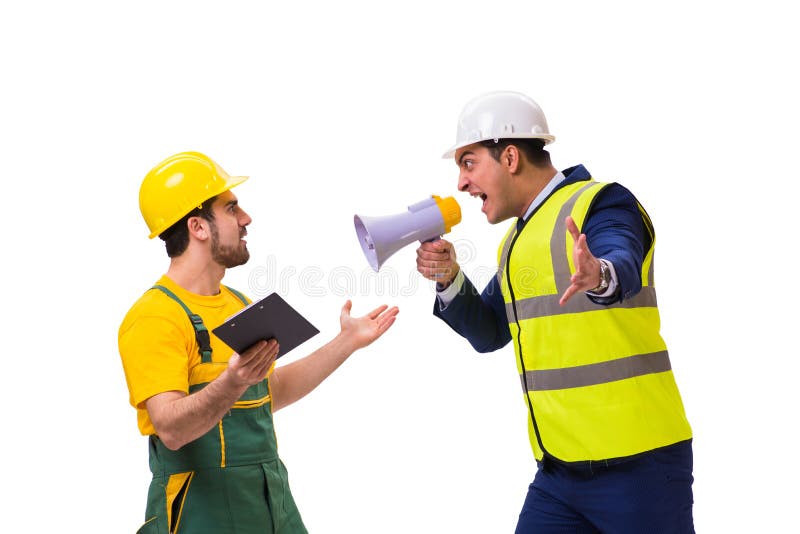 Construction Workers Yelling Stock Photos - Free & Royalty-Free Stock ...