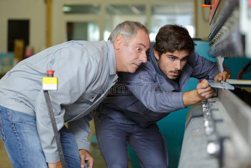 Two Workers Workers Together Stock Photo - Image of delivering, export ...