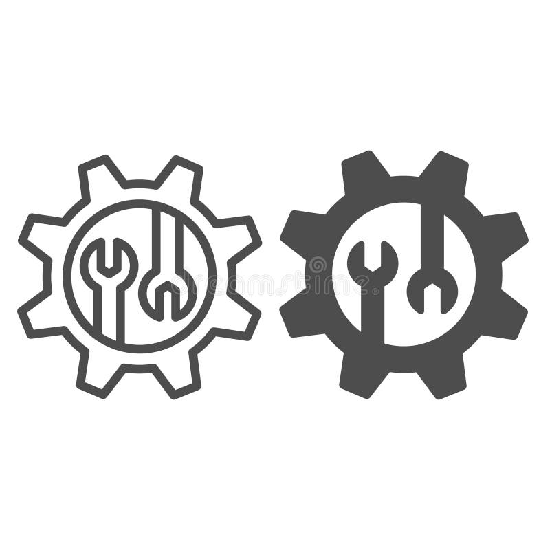 Repair Custom Service Logo Stock Illustrations – 2,618 Repair Custom ...