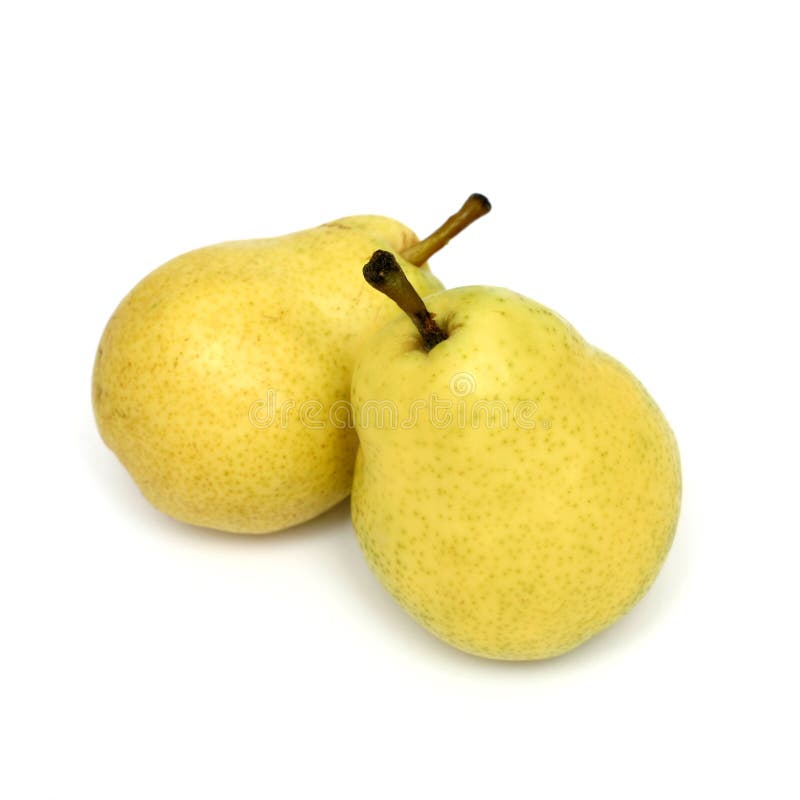 Two Pears stock photo. Image of color, fruits, background - 22608
