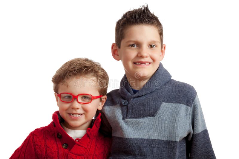 Two Young Brothers stock photo. Image of friendship, sibbling - 55444938