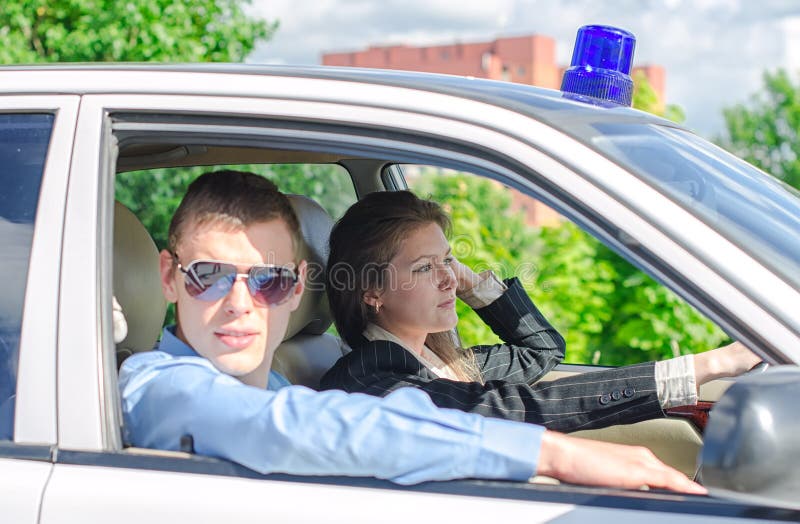 Two young detectives stock image. Image of pretty, investigation - 31868375