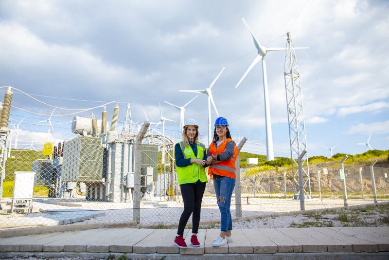 Professional Industrial Engineer Women Operating in Electricity ...