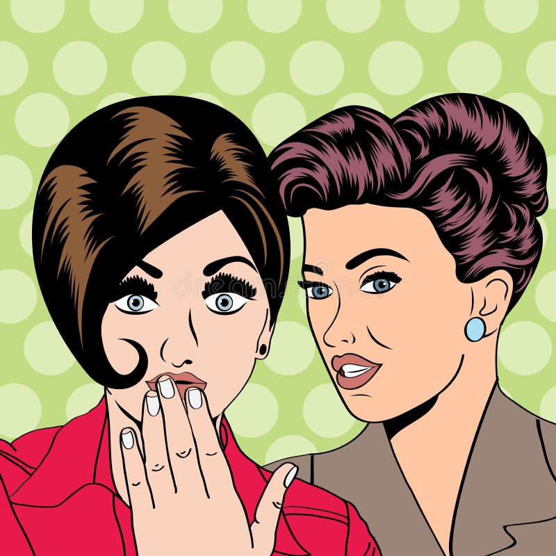 Two Girls Talking Stock Illustrations – 1,107 Two Girls Talking Stock ...