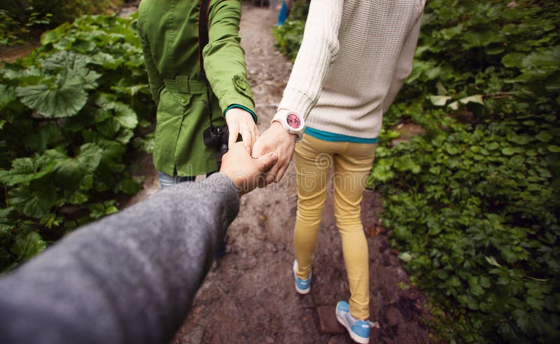 Two Young Girls Supporting the Man Stock Image - Image of concepts ...