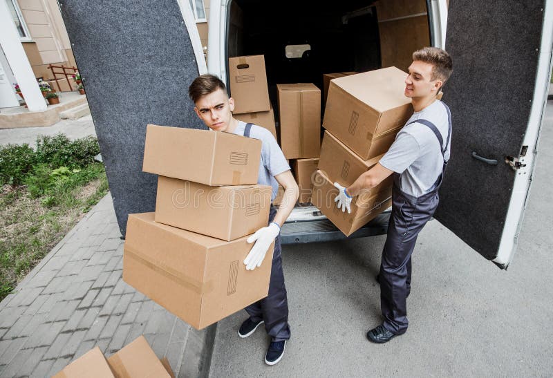 135 Men Unloading Shipment Stock Photos - Free & Royalty-Free Stock ...