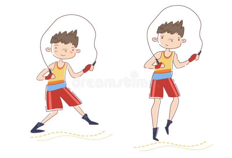 Skipping Poses Stock Illustrations – 78 Skipping Poses Stock ...