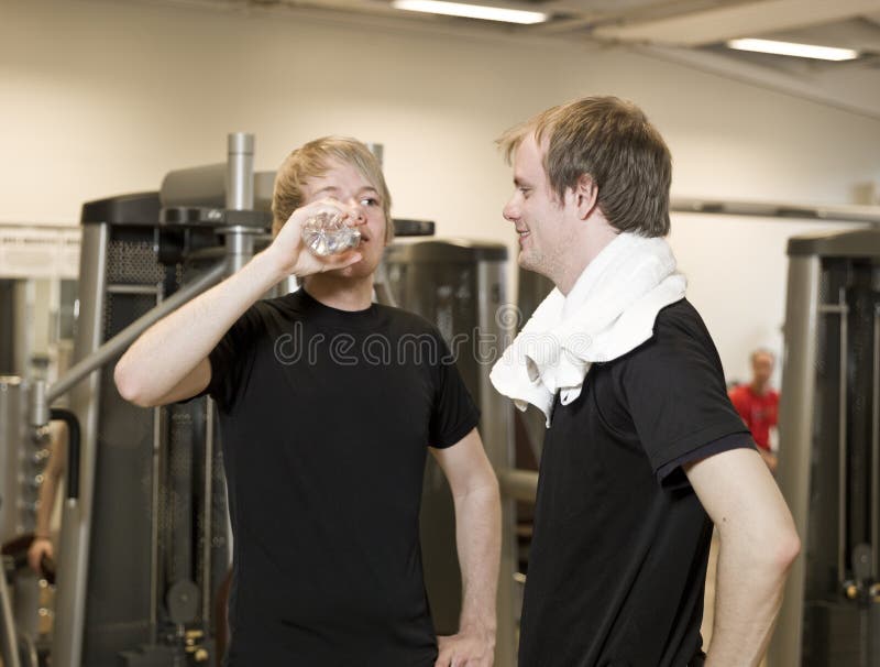 Two young men talking stock photo. Image of people, drink - 11553272
