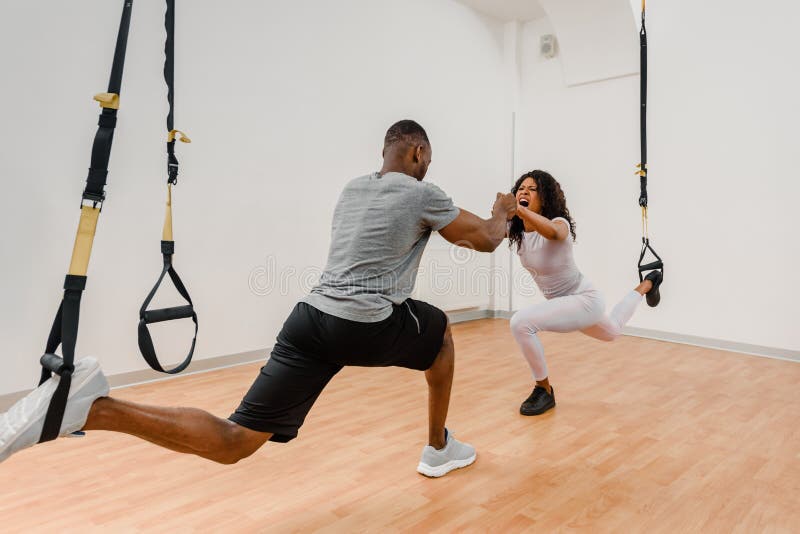 Multiethnic People Training Stock Image - Image of rope, lifestyle ...