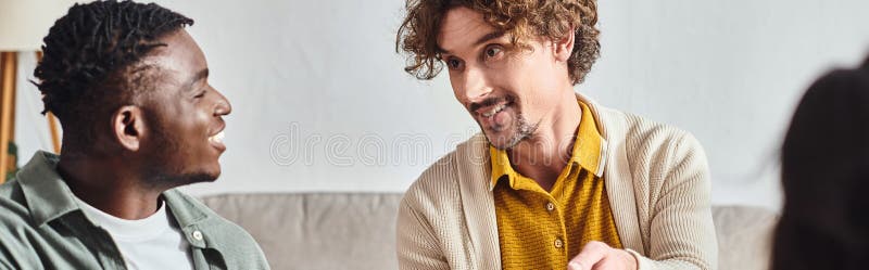Two Young Multiracial Relatives Talking Actively Stock Image - Image of ...