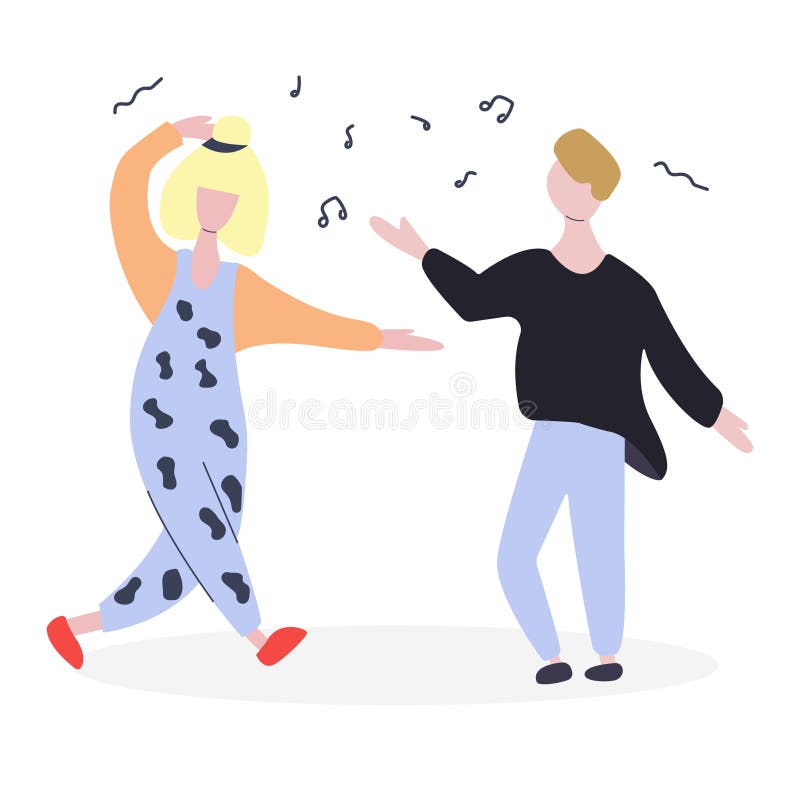 Two People Dancing Stock Illustrations – 2,177 Two People Dancing Stock ...