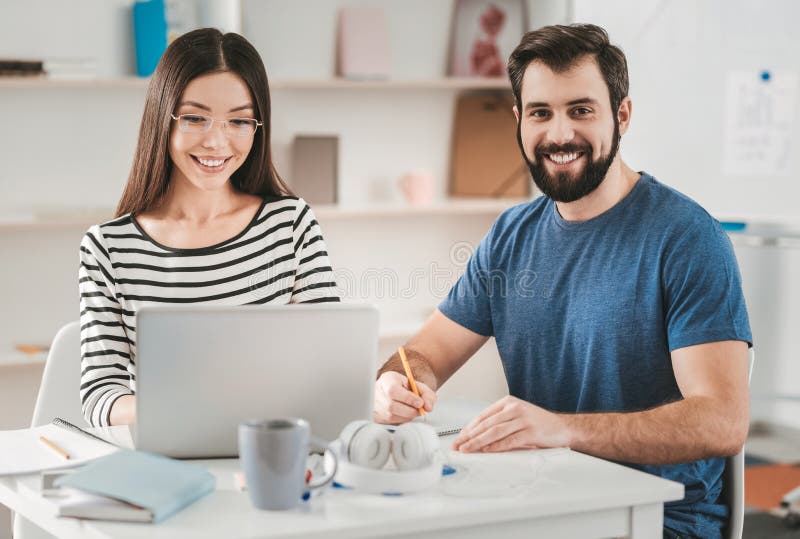 Self Employed People Enjoying Work Outdoors Stock Image - Image of ...