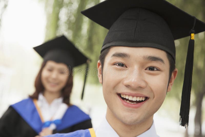 Young Graduates stock image. Image of good, outdoors - 10424863