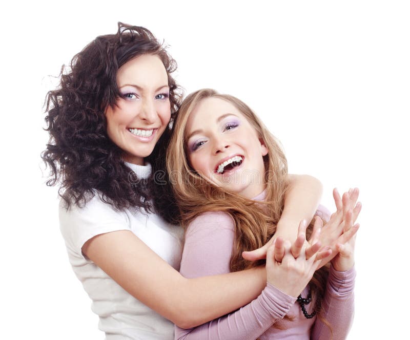 Two young women stock image. Image of caucasian, beautiful - 18934201