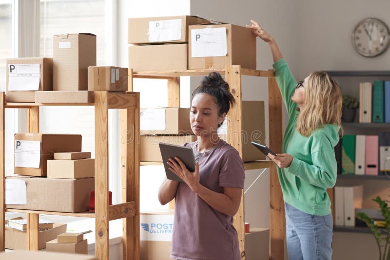 People Working with Parcels Stock Photo - Image of togetherness ...