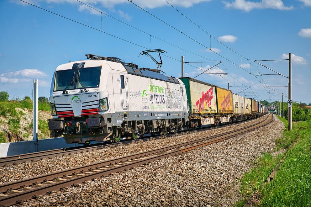 TX Logistik Freight Train at the Railway Station Editorial Photo ...
