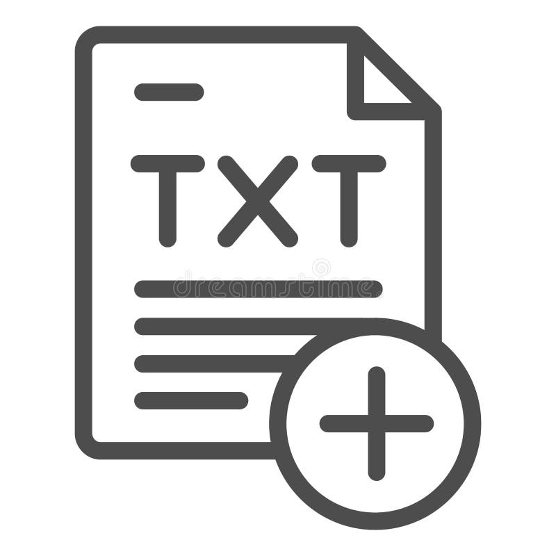 Txt Outline Stock Illustrations – 768 Txt Outline Stock Illustrations ...