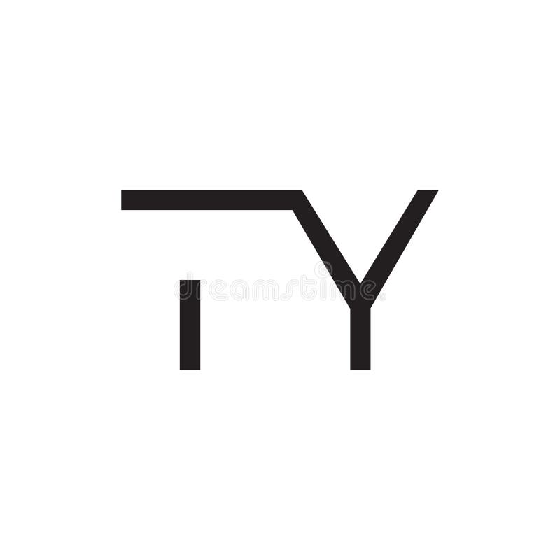 Ty Initial Letter Vector Logo Icon Stock Vector - Illustration of ...