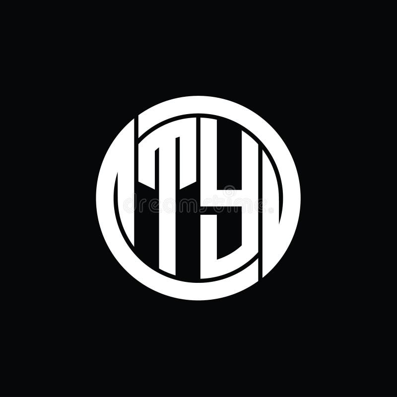 TY Logo Monogram Shield Inside Circle Shape Vector Images Design ...