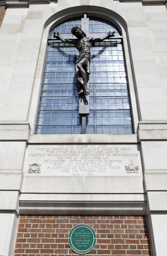Tyburn Convent in London stock photo. Image of jesus - 31027316