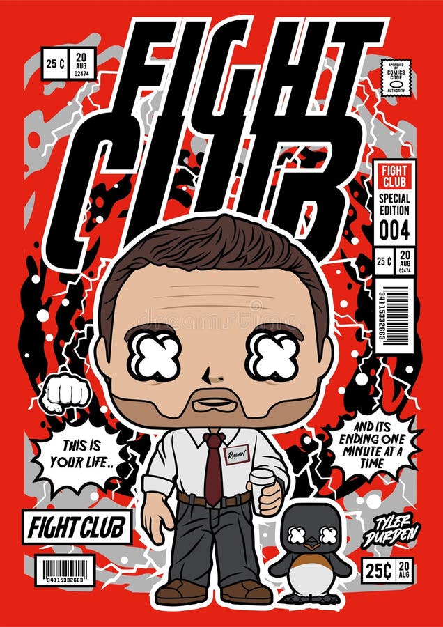 Tyler Durden FIght Club stock illustration. Illustration of clothing ...